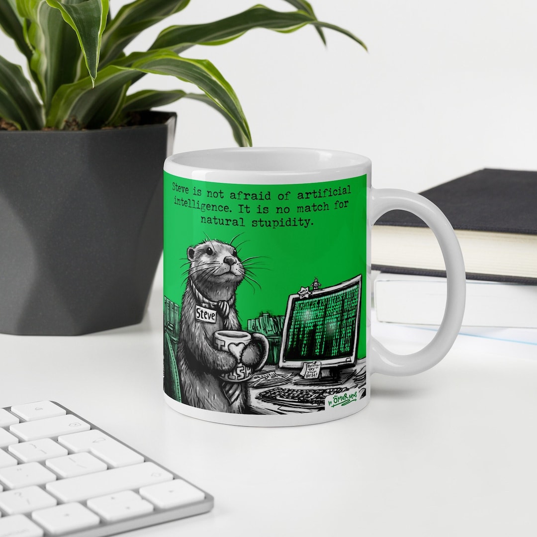 Steve Vs. Artificial Intelligence Mug - Etsy