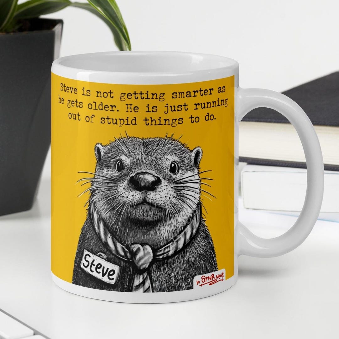 Getting Smarter - Steve Mug - Etsy UK