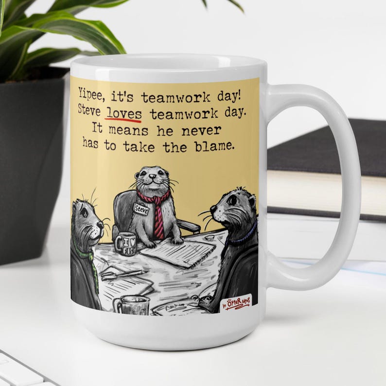 Teamwork - Steve Mug - Etsy
