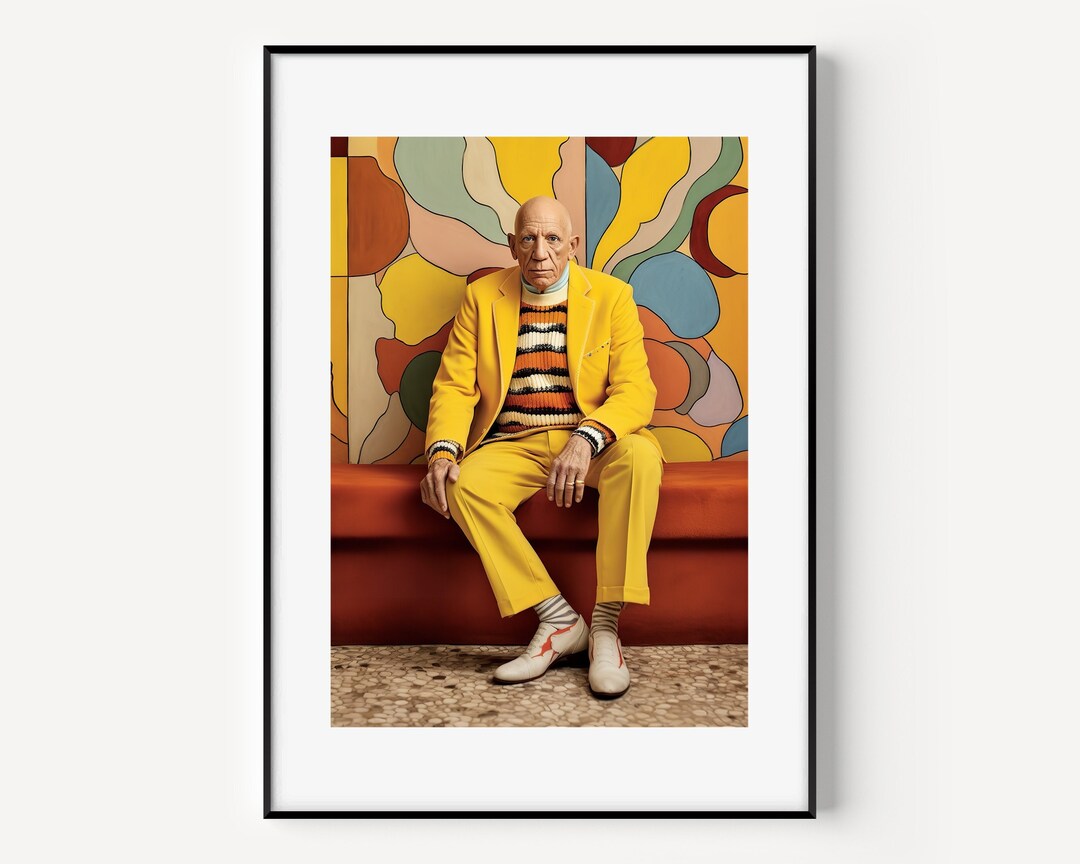 Picasso Wall Art Colorful Picasso Poster Portrait Print Famous ...