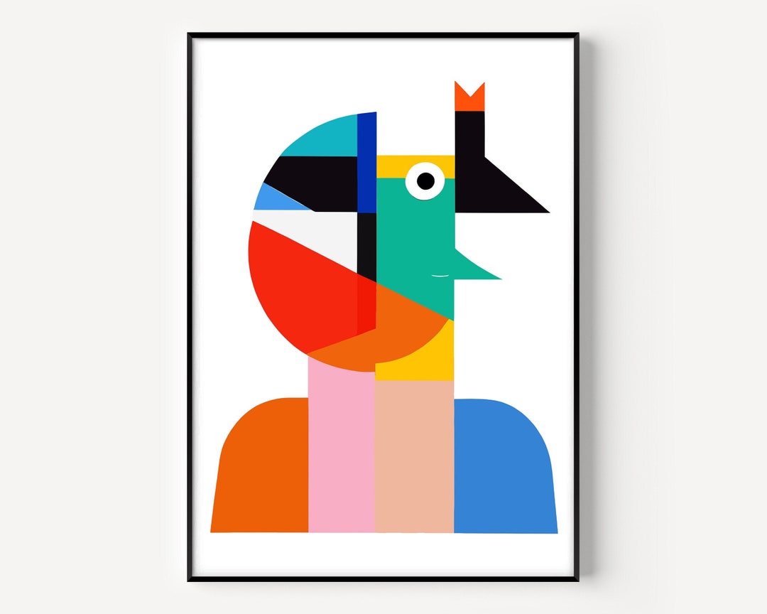 Abstract Comic Gift Abstract Print Gallery Wall Print Abstract Wall Art ...