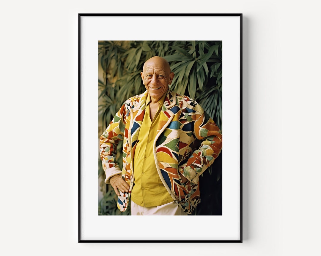 Picasso Wall Art Colorful Picasso Poster Self Portrait Print Famous ...
