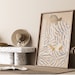 Abstract Woman Reading Book Wall Art Modern Abstract Art Modern Simple ...