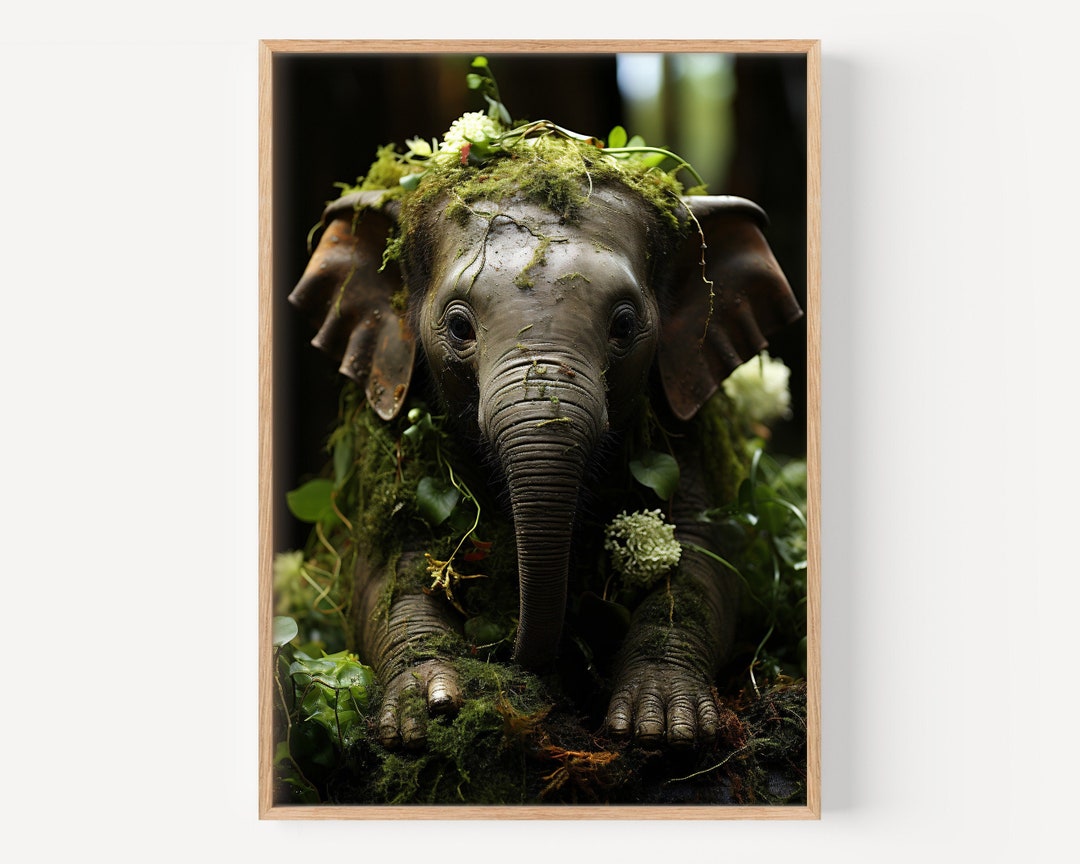 Safari Nursery Art, Elephant Print, Safari Animals Artwork, Baby ...