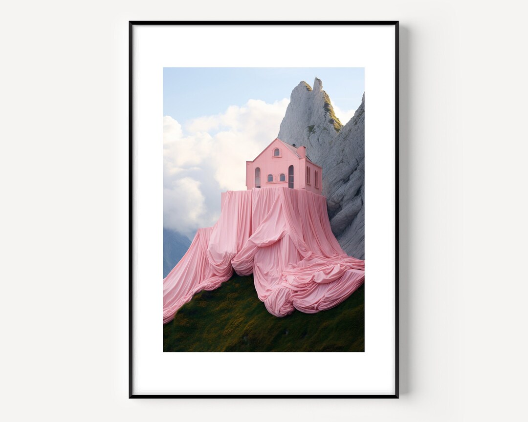 Surrealism Wall Art Christo and Jeanne-claude Landscape Artful Wall Art ...