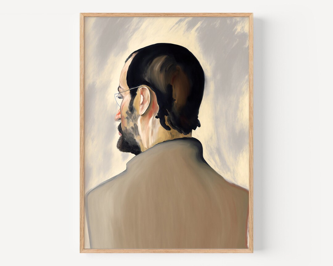 Steve Jobs Person Portrait Steve Jobs Portrait Print Famous Oil ...
