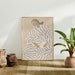 Abstract Woman Reading Book Wall Art Modern Abstract Art Modern Simple ...