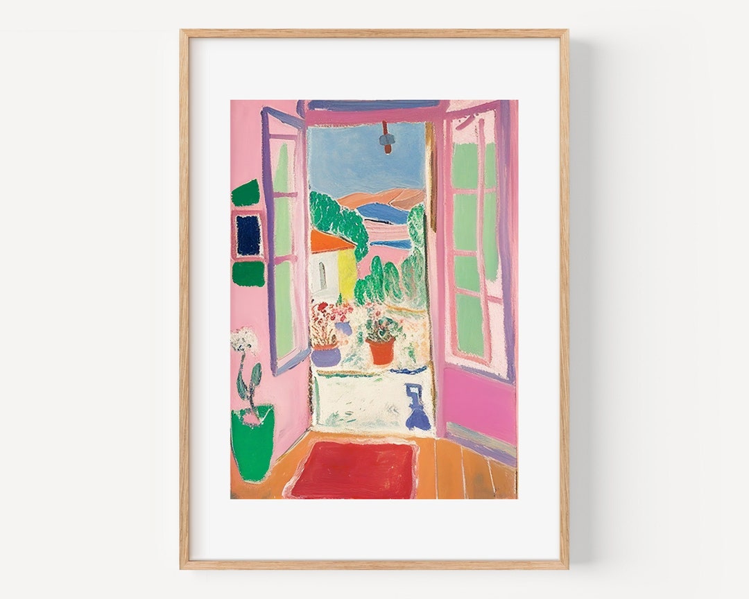 Matisse Open Window Print Henri Matisse Vintage Colorful Wall Art ...