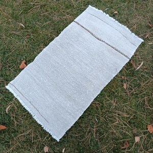 2x4 Hemp Rug, Hemp Rug Small, Flatweaving Turkish Kilim, Naturel ...