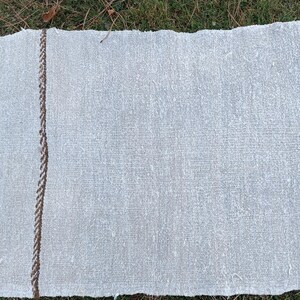 2x4 Hemp Rug, Hemp Rug Small, Flatweaving Turkish Kilim, Naturel ...