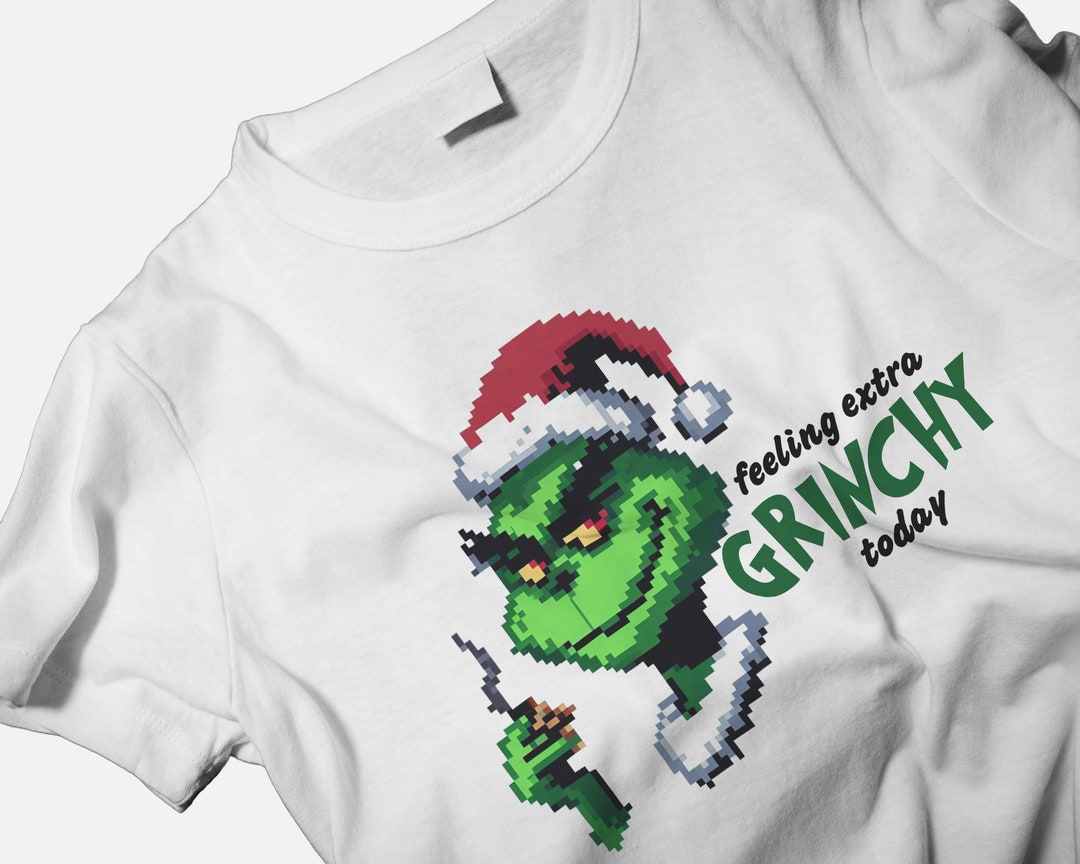 Digital Download Grinch-themed Christmas T-shirt Design 05 - Etsy