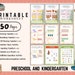 Preschool and Kindergarten Learning Bundle 50 Pages Printable Activity ...