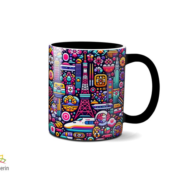 Japanese Style Mug - Etsy