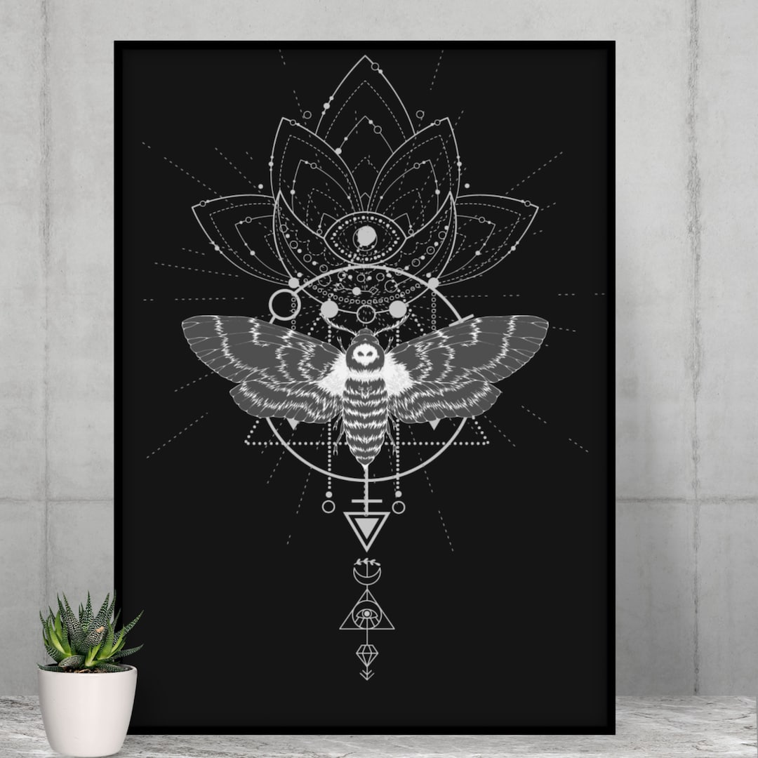 Enigmatic Shadows: Dark Gothic Prints for Mysterious Art Lovers Digital ...