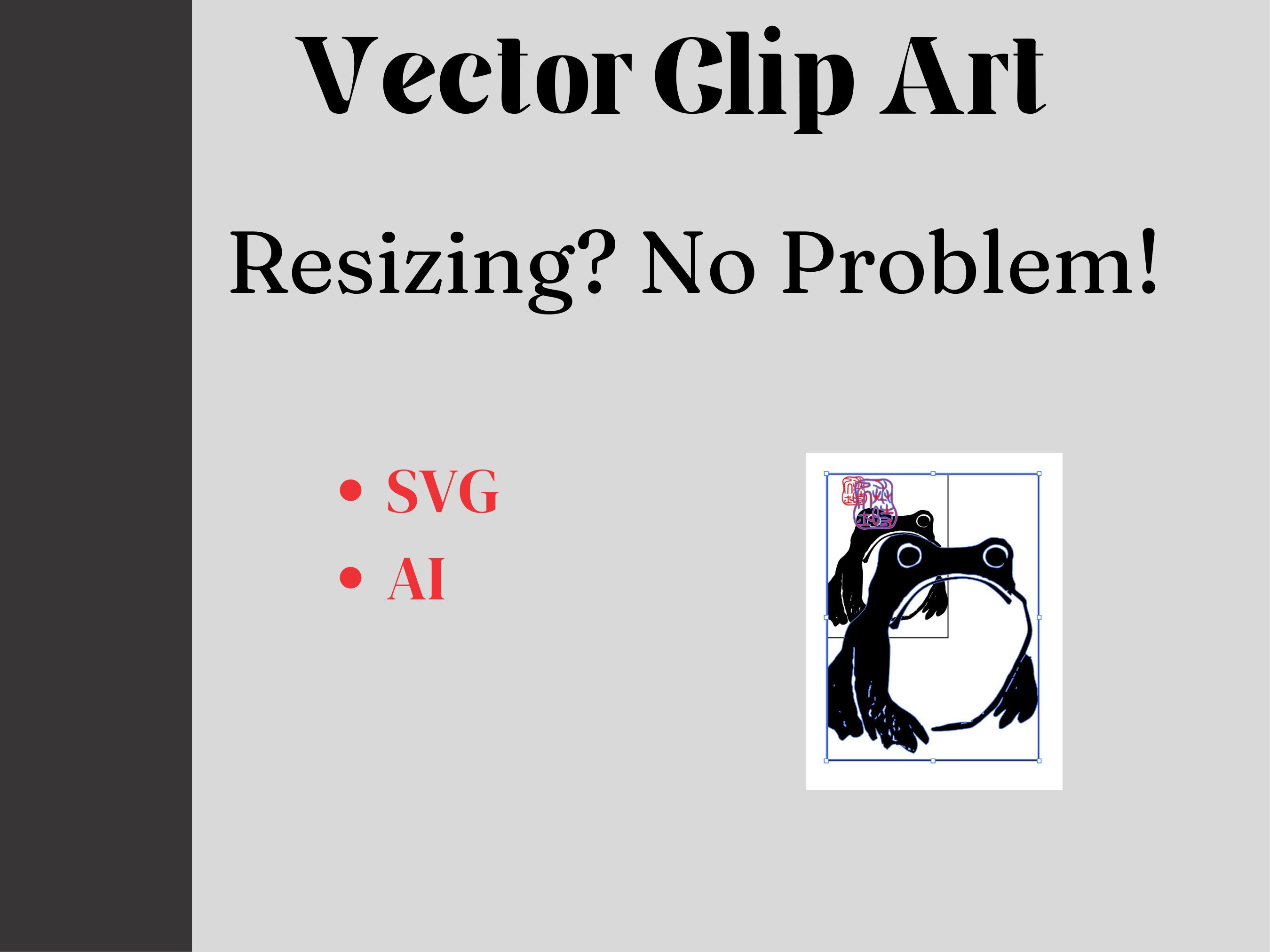 Grumpy Frog by Matsumoto Hoji - Digital Download SVG AI Transparent PNG ...