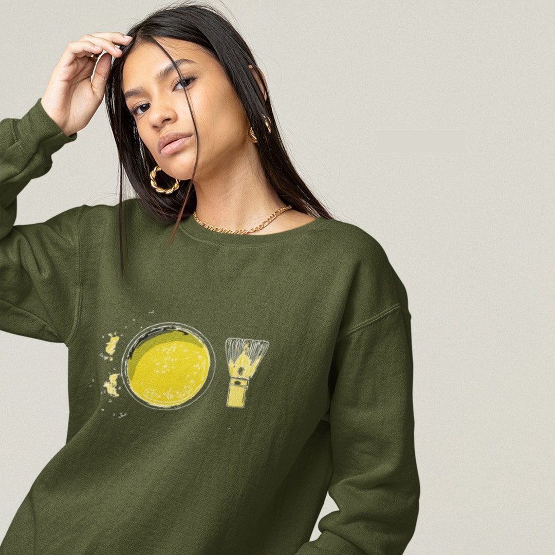 Japanese Matcha Sweatshirt | Matcha Lover Gift Sweatshirt | Japanese ...