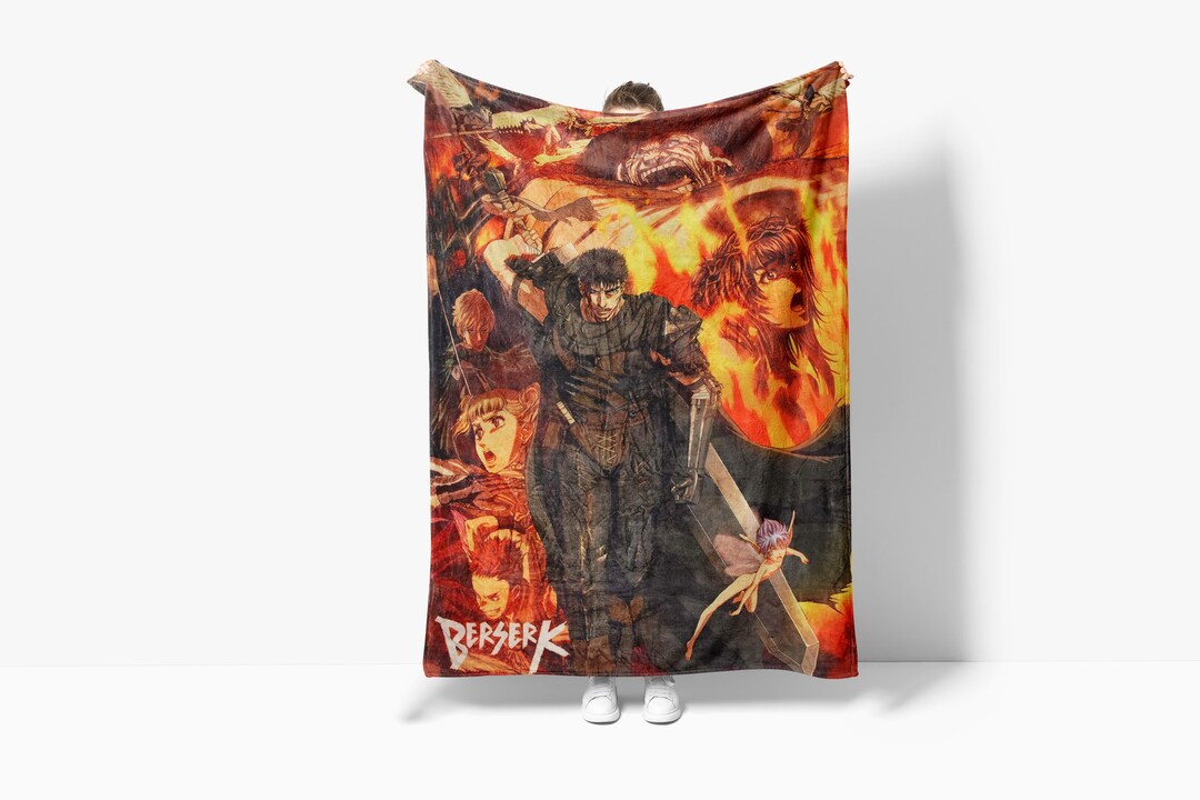 Bioworld Berserk Anime Manga Guts Multi-character Poster Super Soft ...
