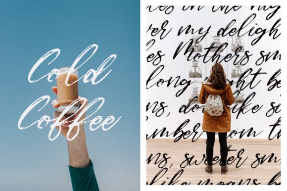 Stereotype Font Handwritten Font Wedding Font, Modern Font, Display ...