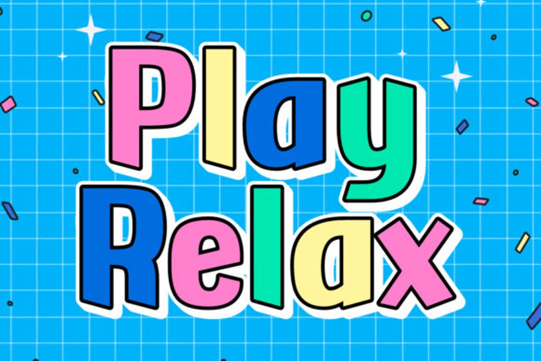 Play Relax Font, Playful Font, Cricut Font, Casual Font, Modern Font ...