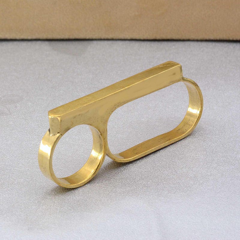 Three Finger Ring - Etsy