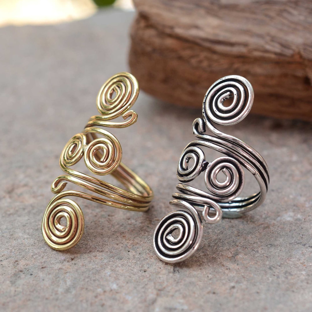 Coconut Tree Ring, Tree Ring, Signet Ring, Tropical Ring, Dainty Ring ...