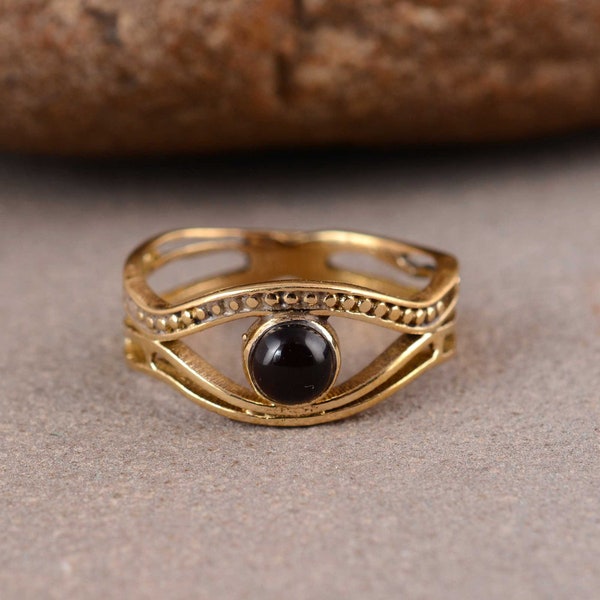 Evil Eye Ring - Etsy