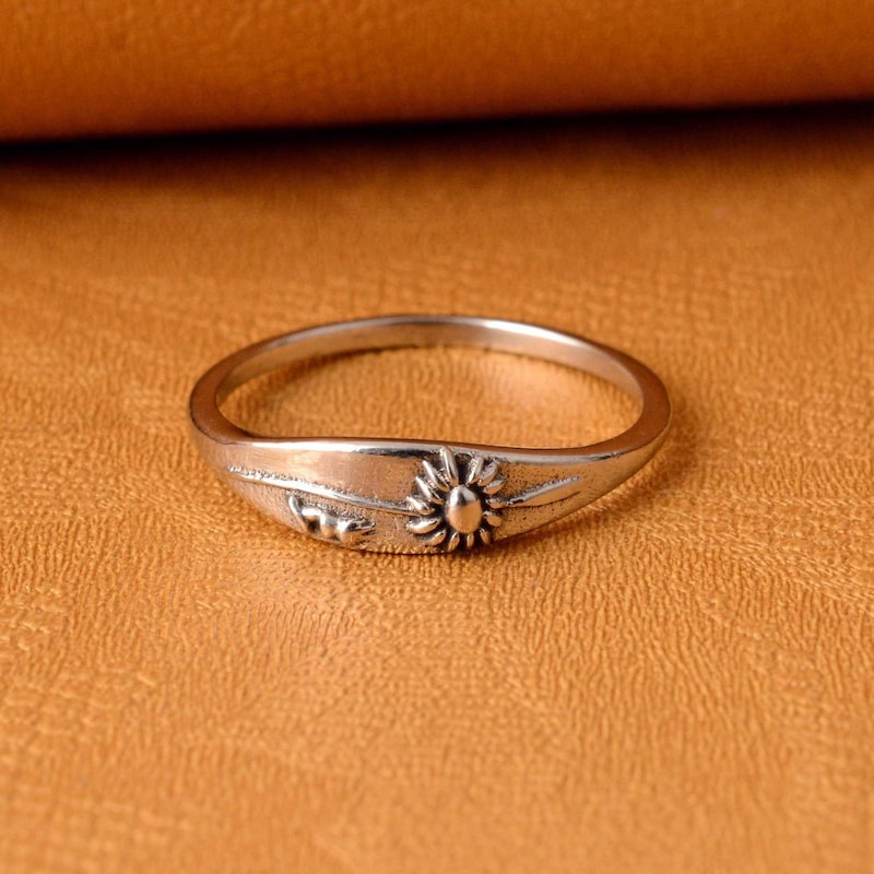 Sunflower Ring - Etsy