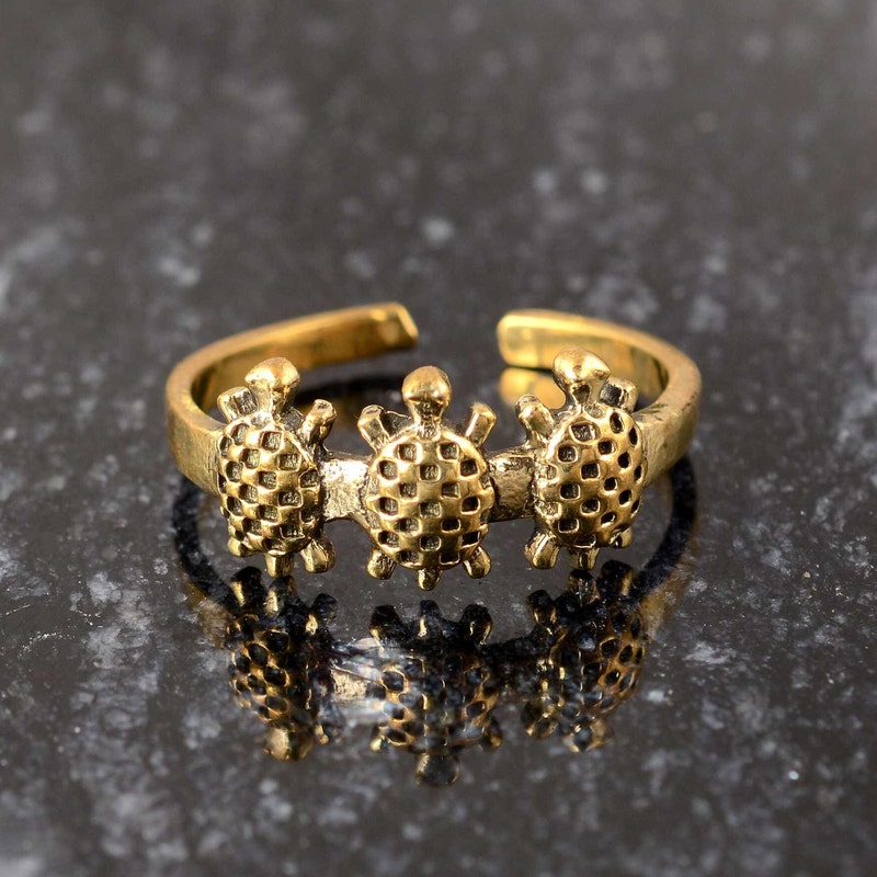 Turtle Ring - Etsy