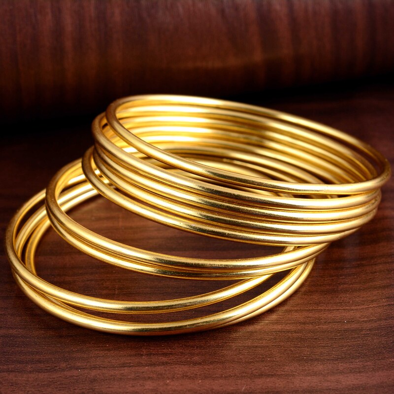 Gold Bangle - Etsy