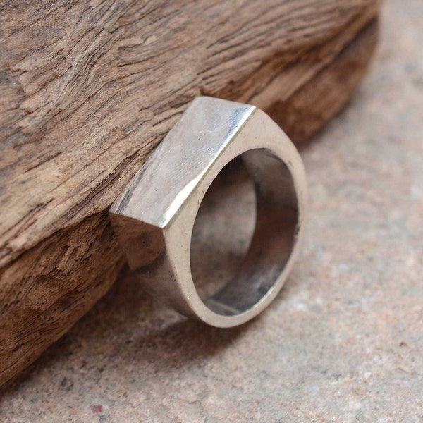 Womens Signet Ring - Etsy