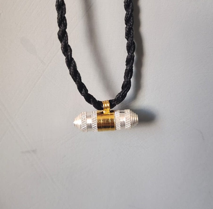 Silver Taweez With Black Thread, Silver Locket Pendant, Sterling Silver ...