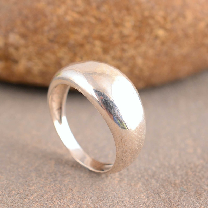 Solid Silver Rings - Etsy