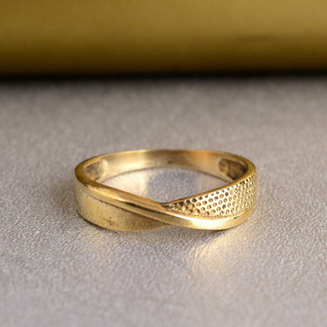 Mobius Ring, Wedding Band, Infinity Ring, Wedding Ring, Gold Mobius ...