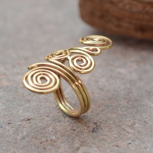 Coconut Tree Ring, Tree Ring, Signet Ring, Tropical Ring, Dainty Ring ...