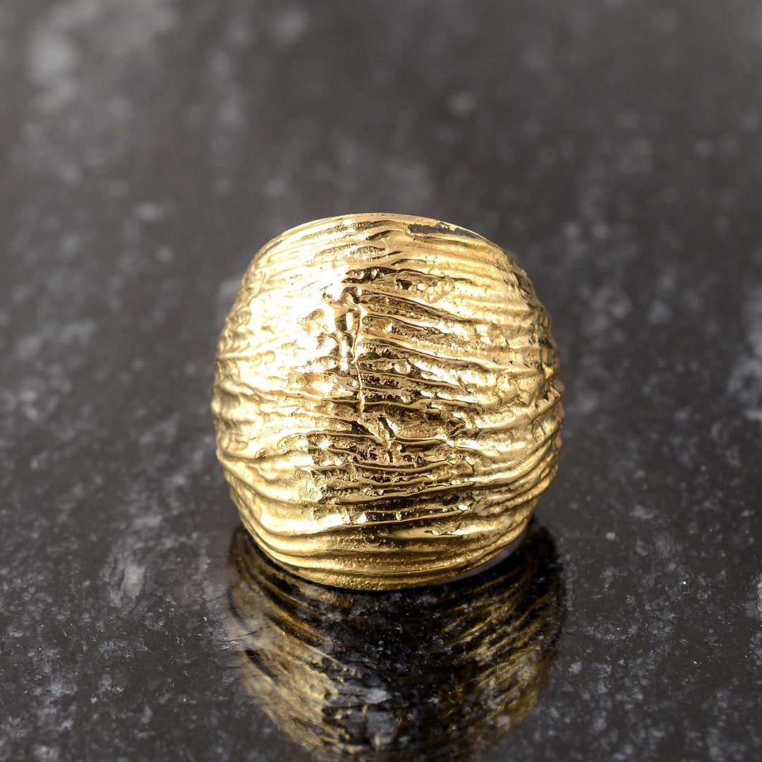Hammered Dome Ring, Large Dome Ring, Domed Ring, Chunky Ring, Dome Ring ...