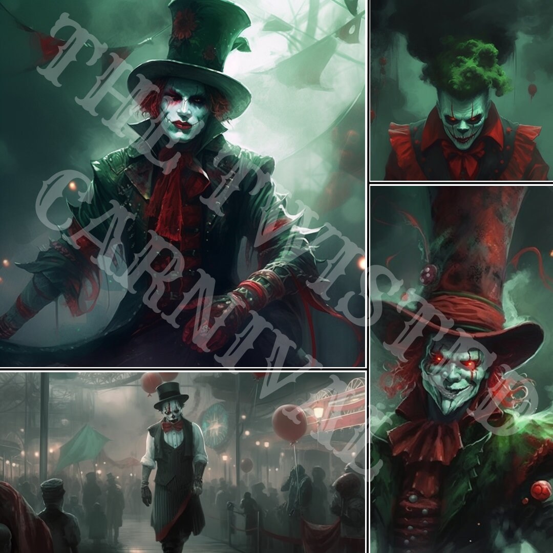 Twisted Carnival Clipart - 13 Images PNG - Digital Download - - Etsy