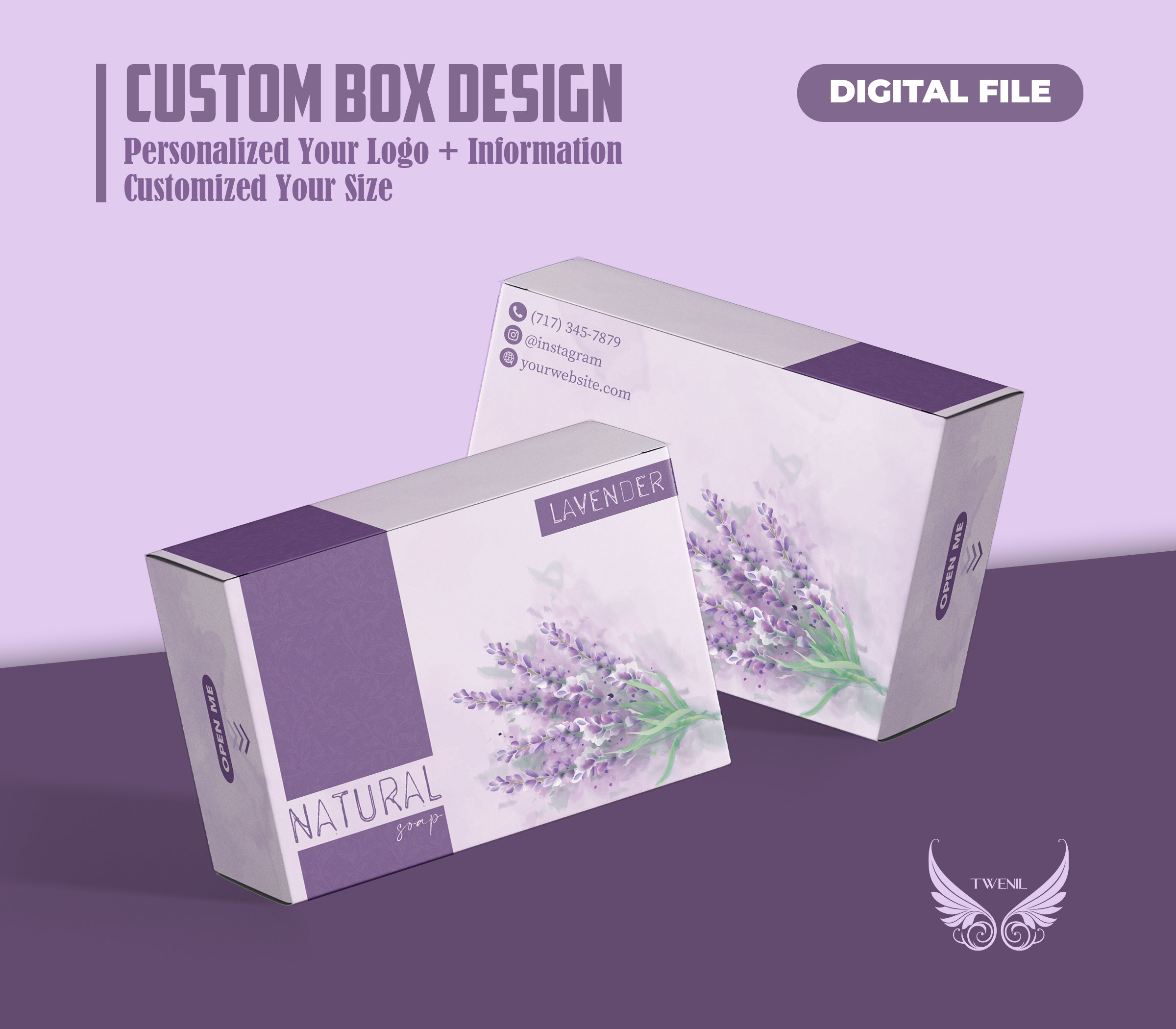 Soap Box Design Files Custom Box Design Custom Box SVG - Etsy