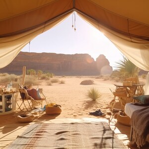 Set of 4 Sahara Desert Zoom Virtual Backgrounds: Digital Download - Etsy