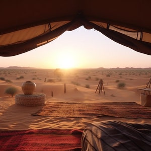 Set of 4 Sahara Desert Zoom Virtual Backgrounds: Digital Download - Etsy