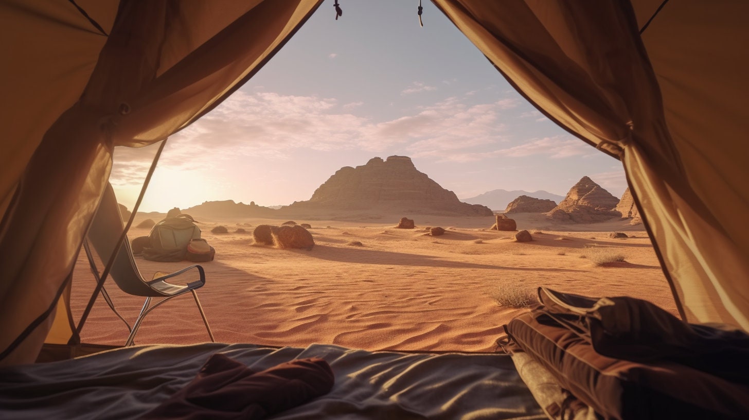 Set of 4 Sahara Desert Zoom Virtual Backgrounds: Digital Download - Etsy