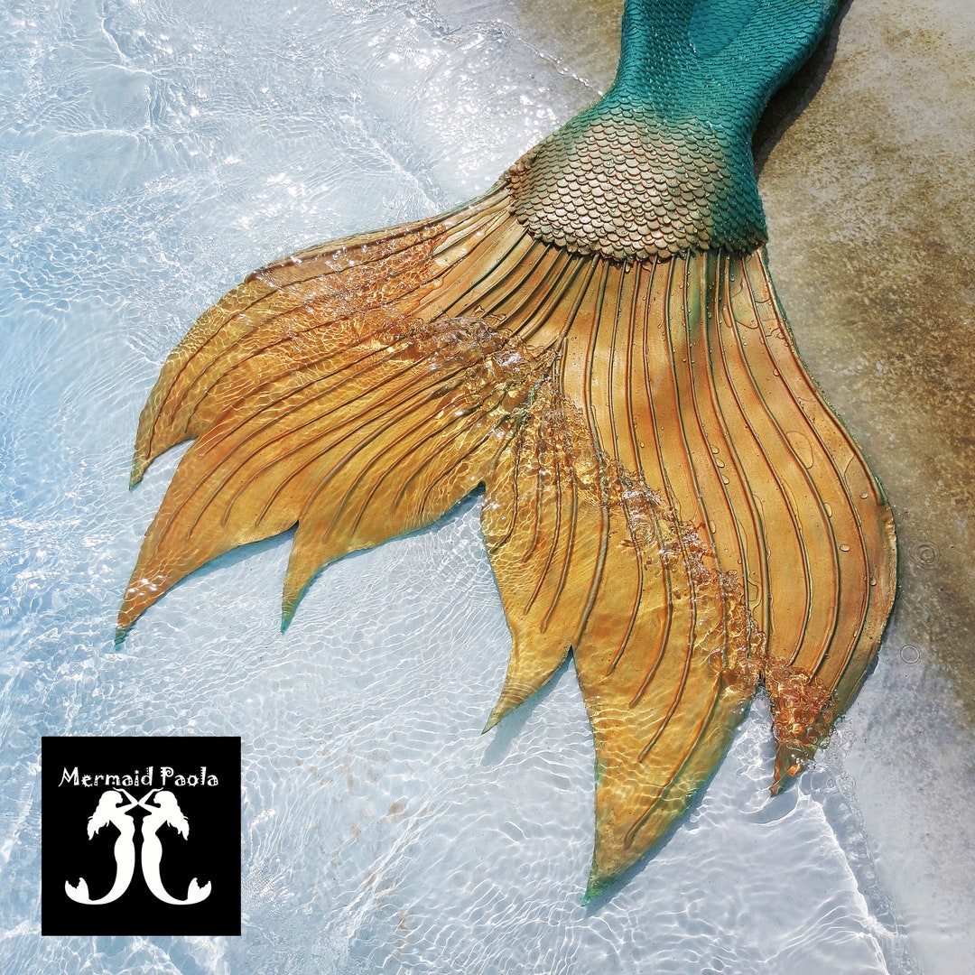 Mermaid Tail 100x100 Silicone Etsy
