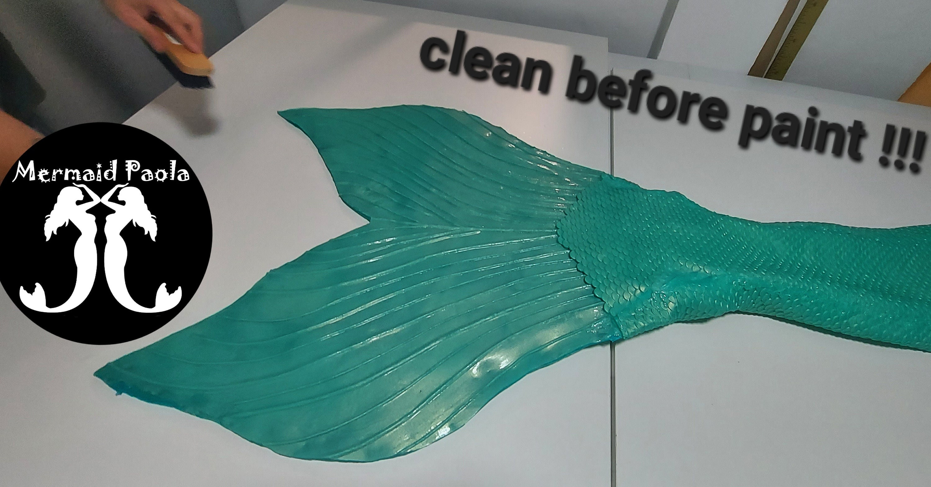 Mermaid Tail 100x100 Silicone Etsy