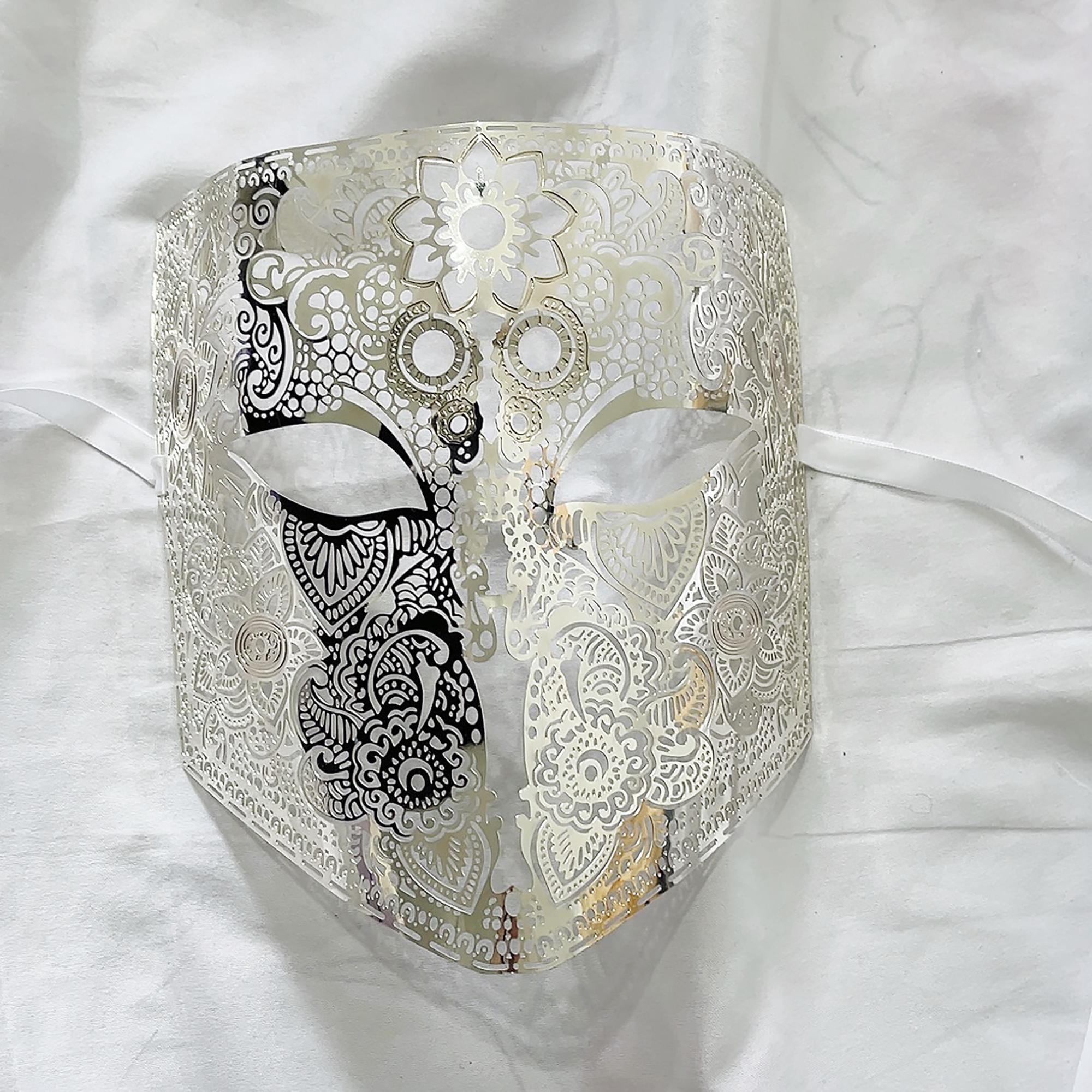 Full Face Mask, Men's Masquerade Mask, Black Mask, Men's Mask, Venetian ...