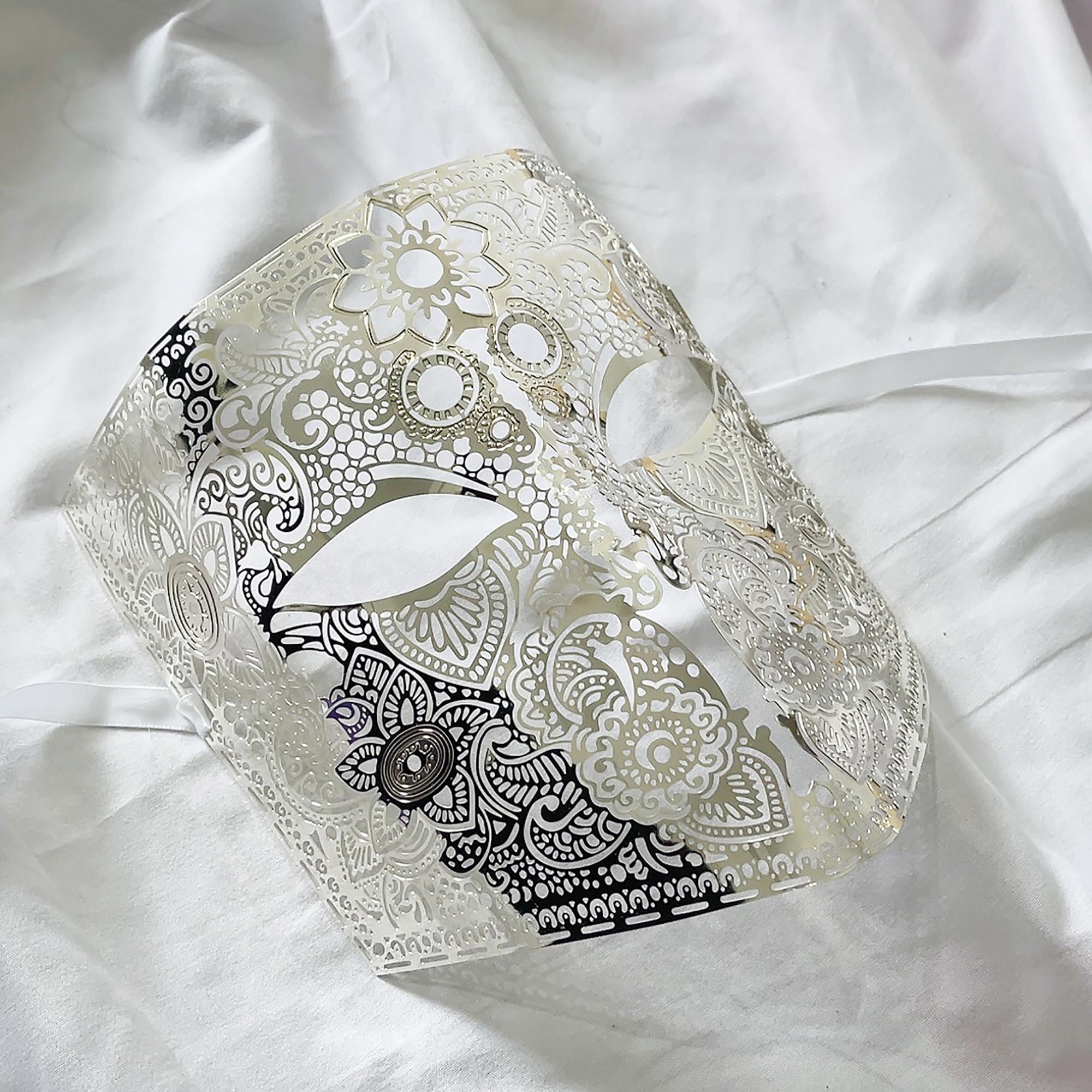Full Face Mask, Men's Masquerade Mask, Black Mask, Men's Mask, Venetian ...