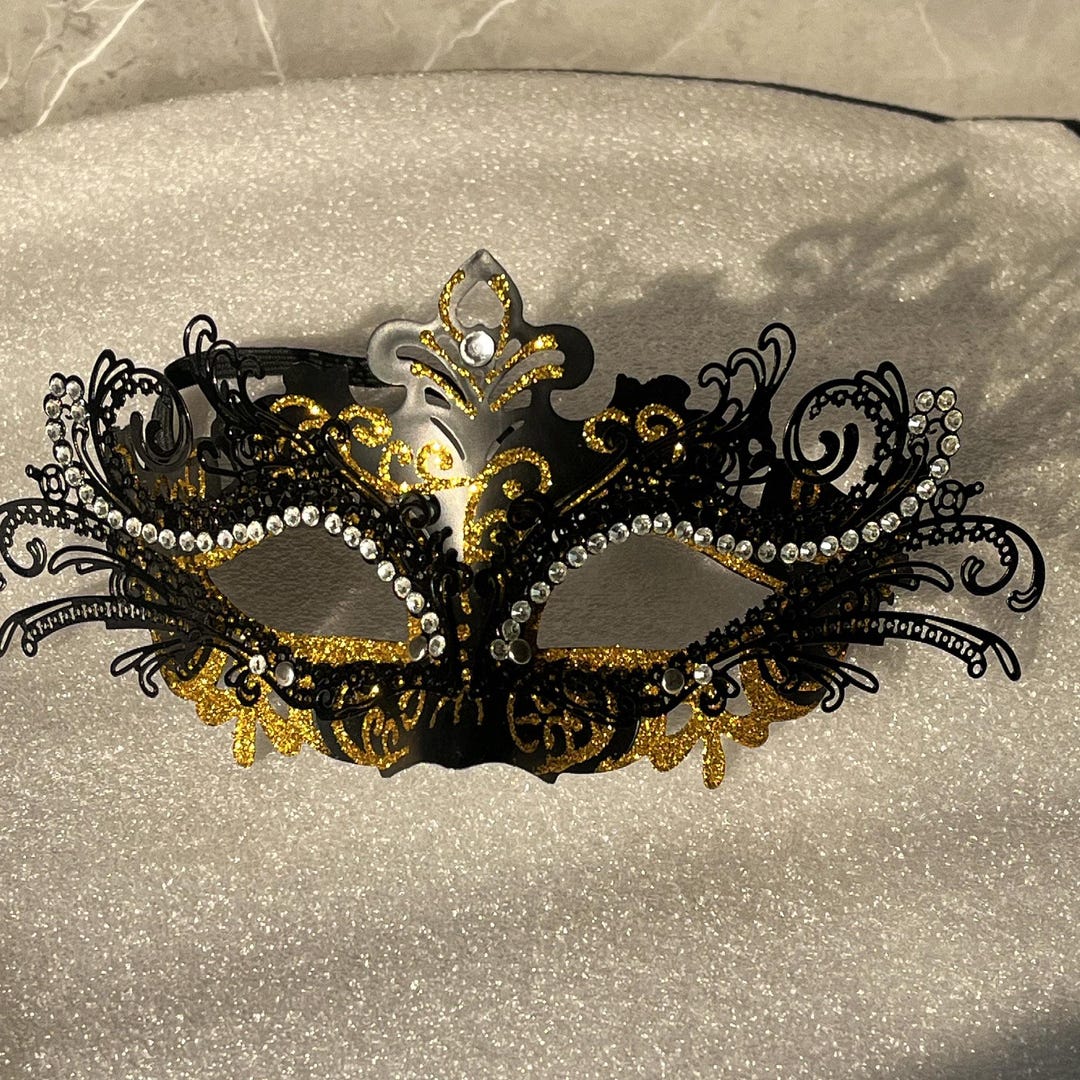 Crystal Mask | Masquerade Mask | Venetian Carnival Mask | Evening Mask ...