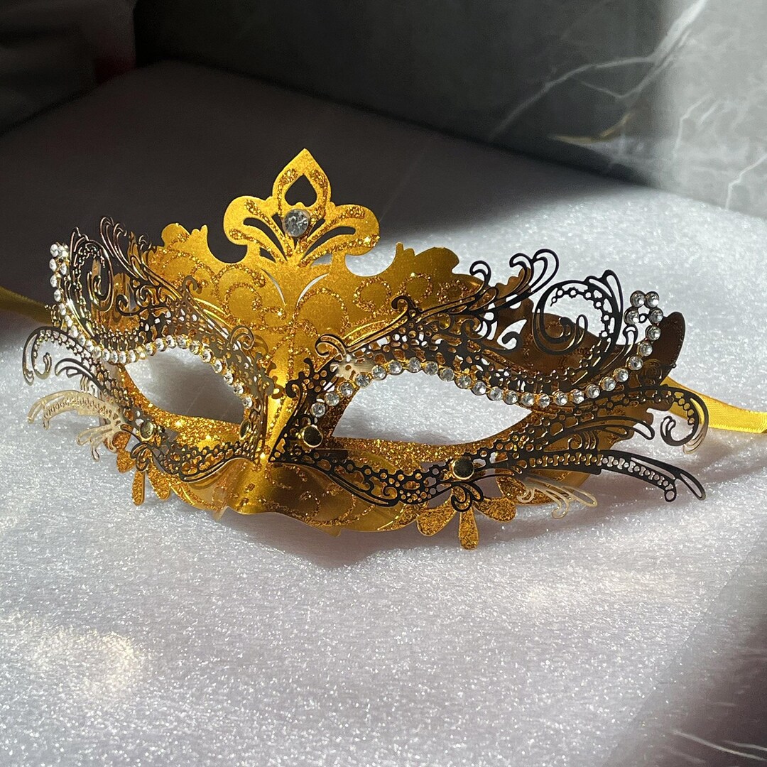 Crystal Mask | Masquerade Mask | Venetian Carnival Mask | Evening Mask ...