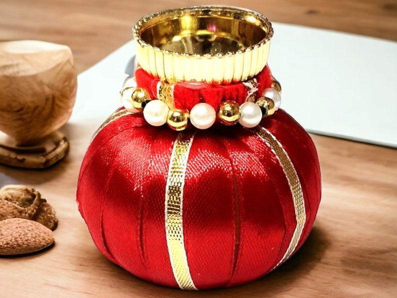 SET OF 5 PIECES T- Light Candle Holder Matka Flowers, Christmas Decor ...