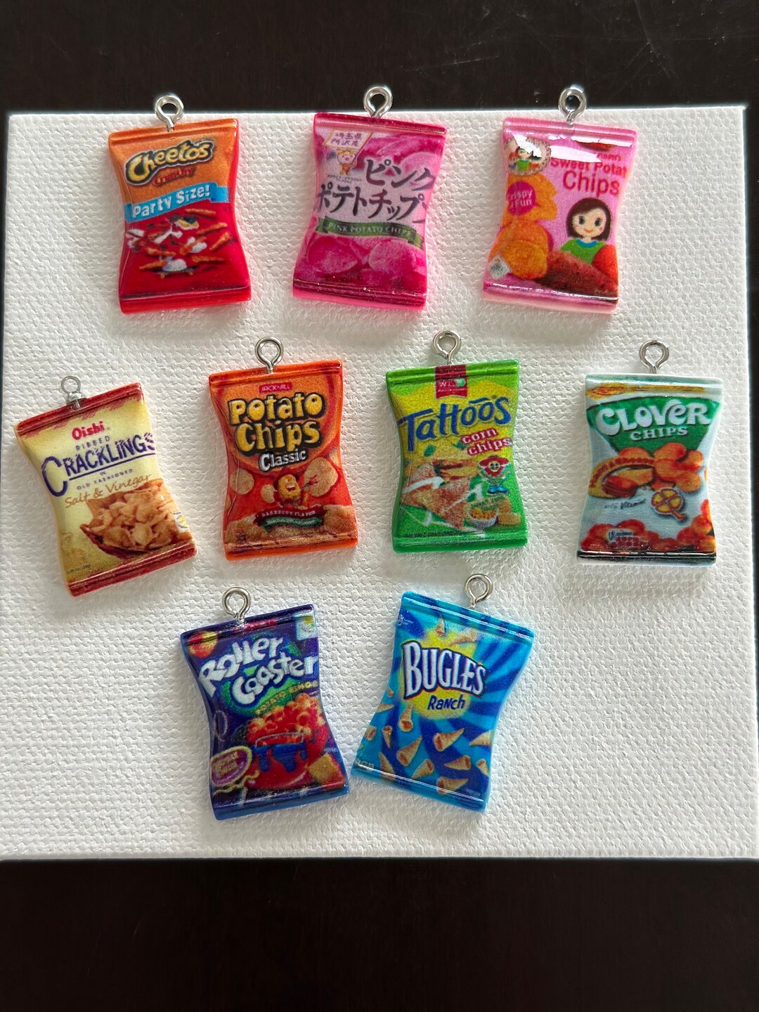 Chips Stitch Marker - Etsy Australia