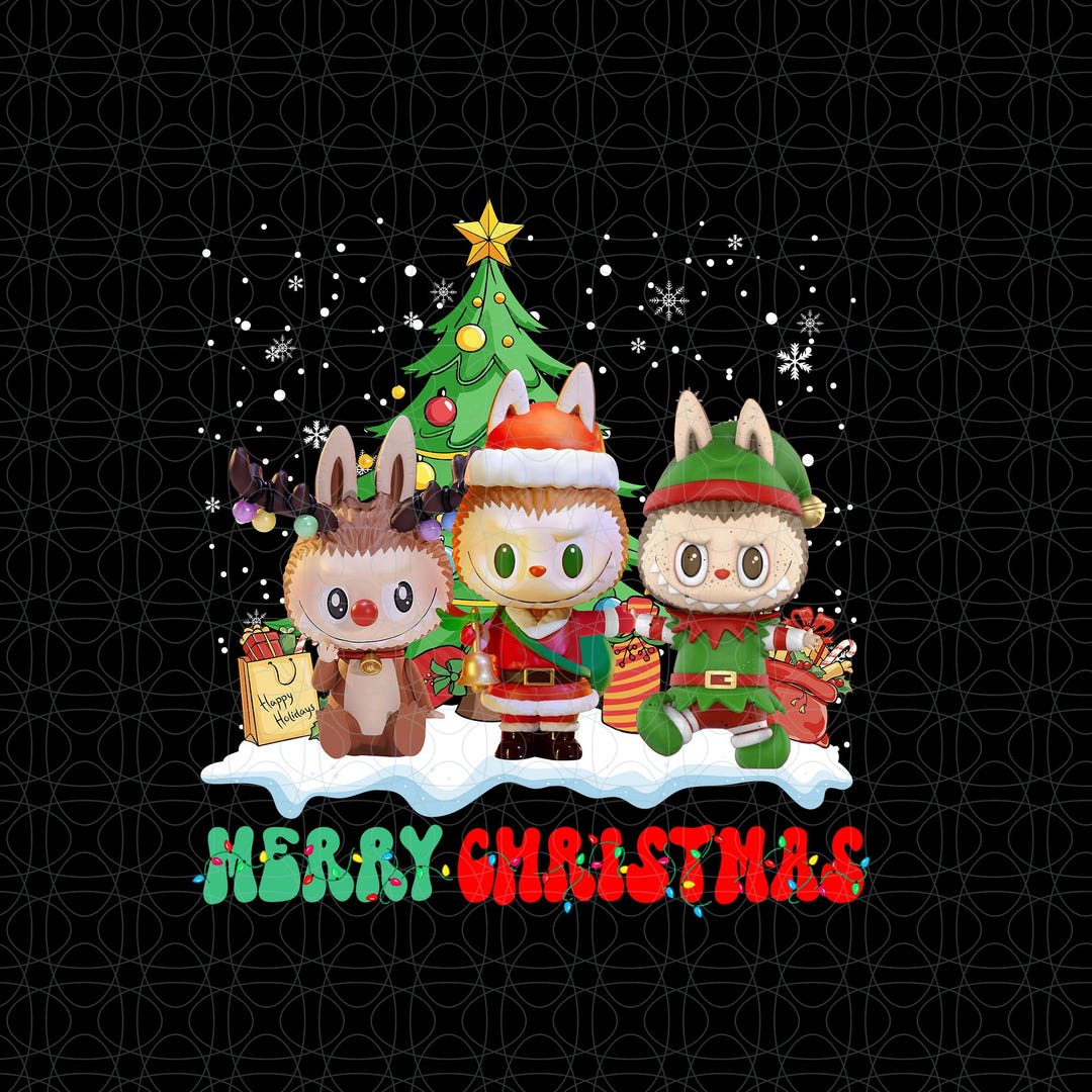 Feliz Natal Labubu Png, Labubu Monstro Png, Labubu Natal Png, Presente ...