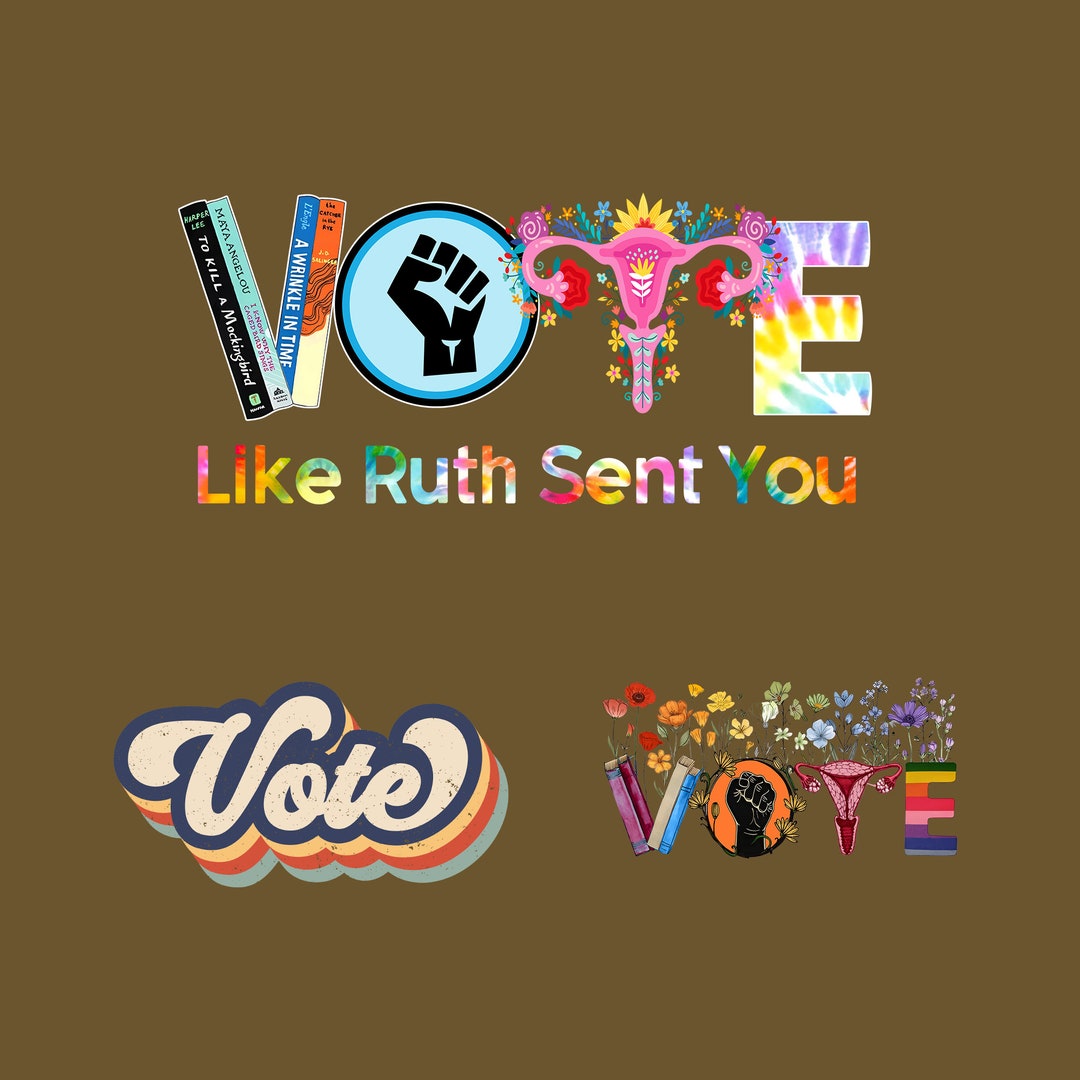 Vote Like Ruth Sent You Bundle Png, Election 2024, Notorious RBG Png ...